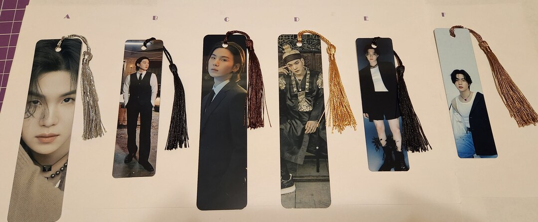BTS Bookmarks - Etsy