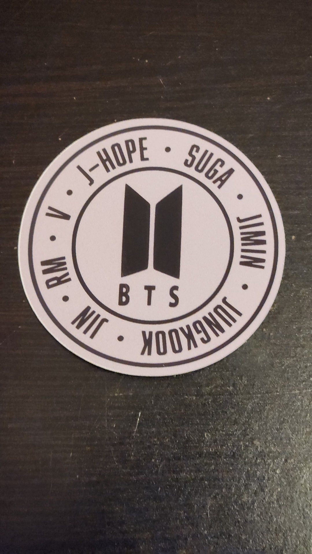 BTS Stickers, BTS Kitty Cute Sticker, Yoongi Kitty Sticker - Etsy