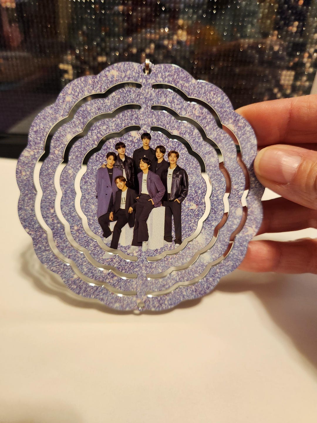 BTS Wind Spinner, Rear View Mirror Charm - Etsy