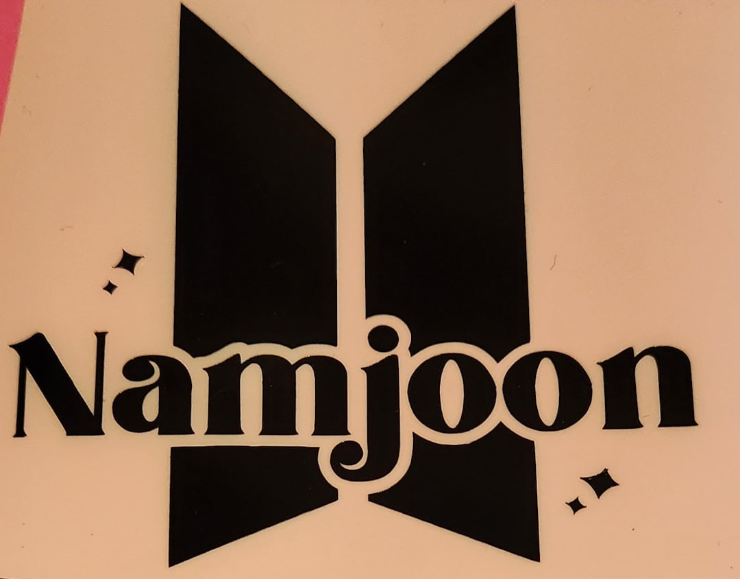 BTS Decals With Members Name. Car, Laptop, Windows, Phone, Luggage, Etc ...