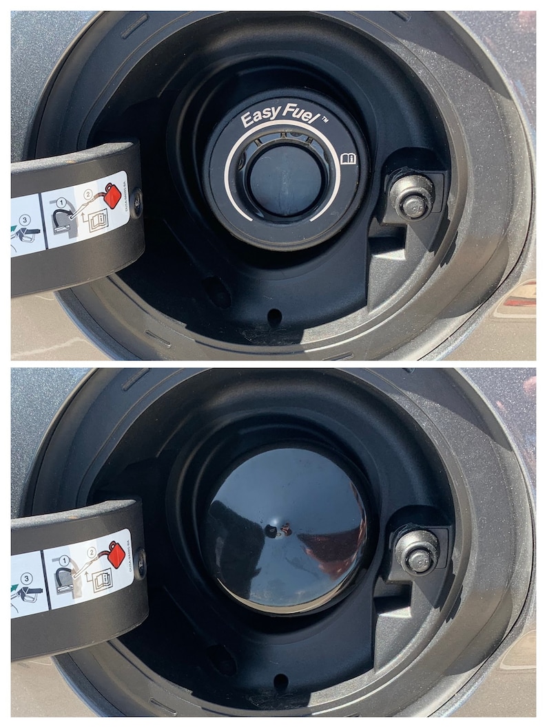 Capless Gas Cap Dust Cover, 2.5in ID, Compatible With Jeep, Dodge, Ram ...