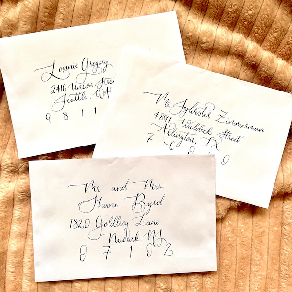 Address Calligraphy - Etsy