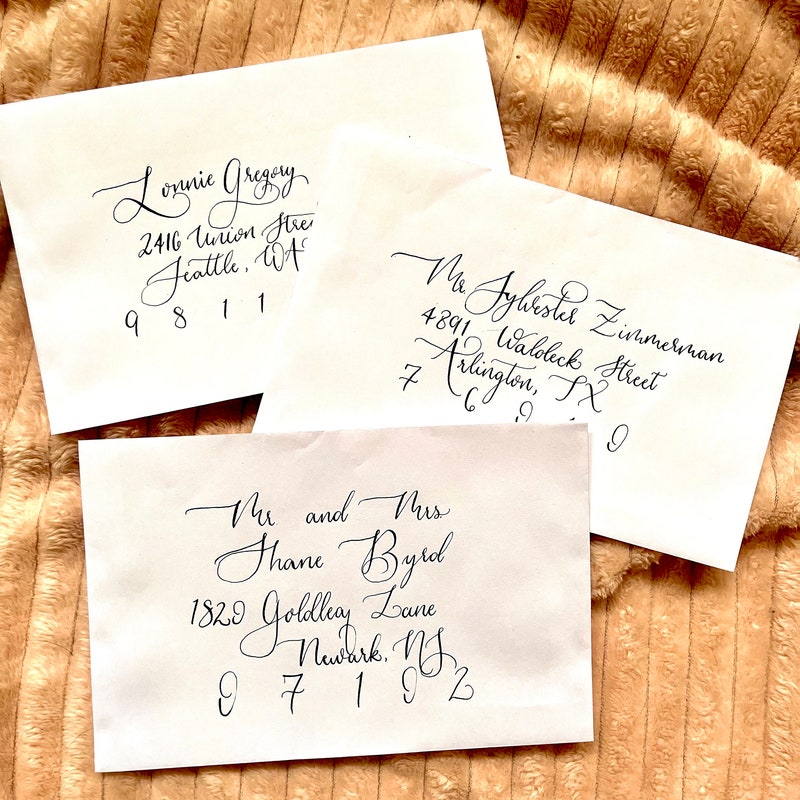 Address Calligraphy - Etsy