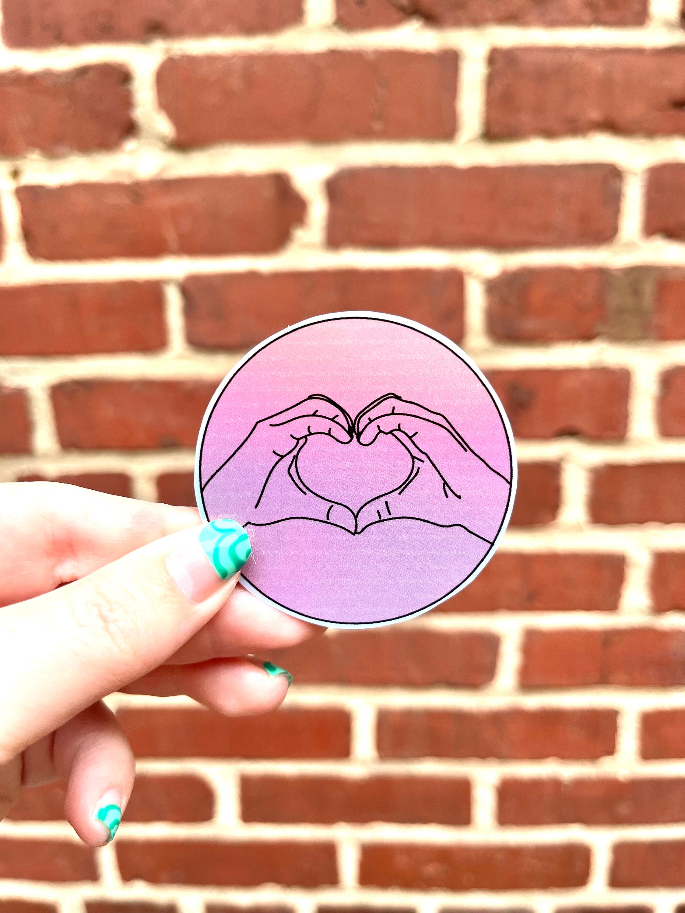 Heart Hands Sticker Taylor Swift the Eras Tour Glossy - Etsy