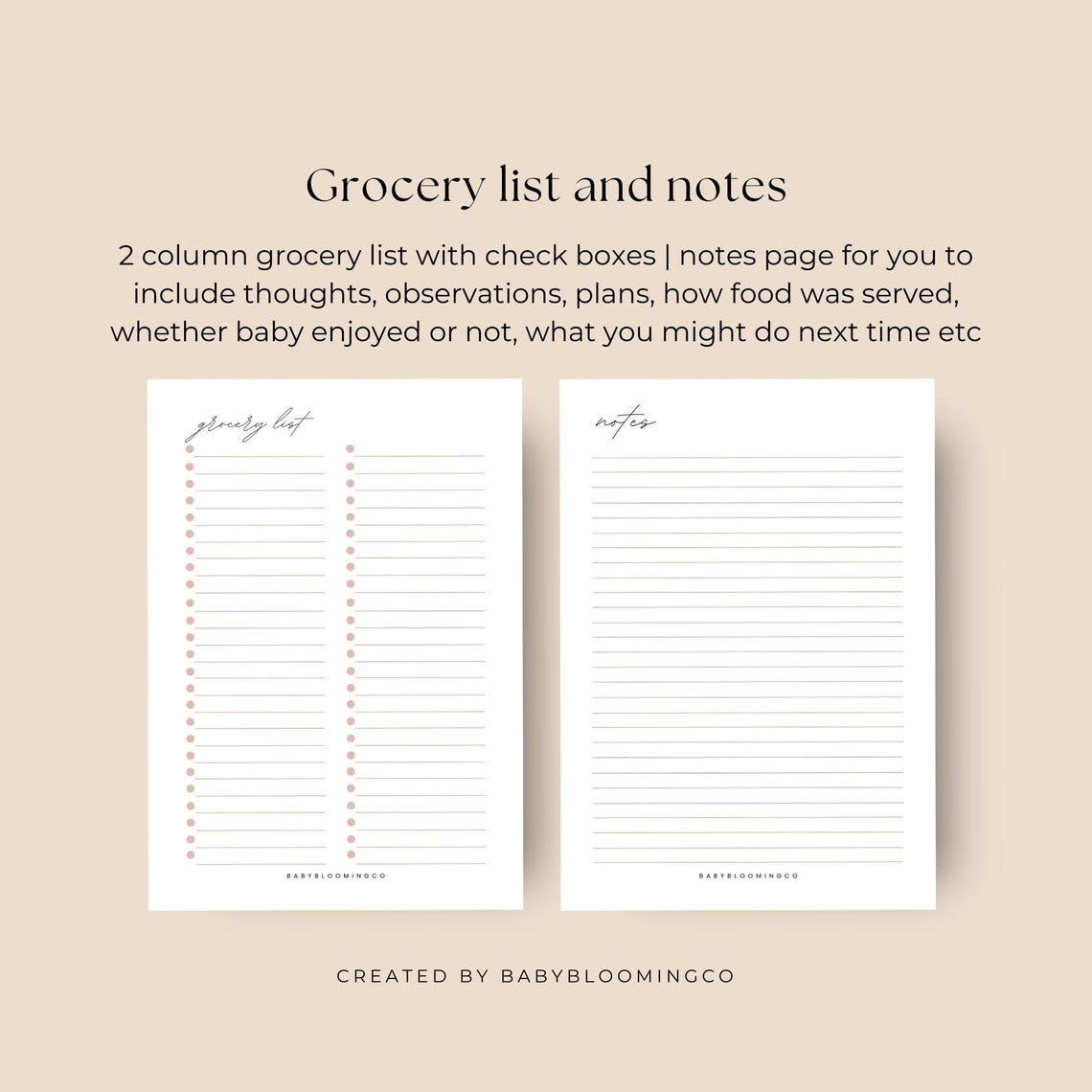 Baby 1st Foods Checklist Baby Led Weaning Guide Starting Solids First ...