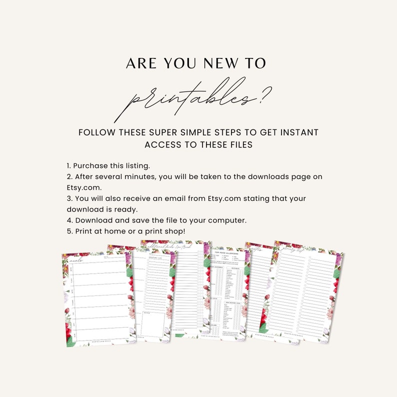 101 Before One Baby Food Tracker Vintage Floral First Food Checklist ...