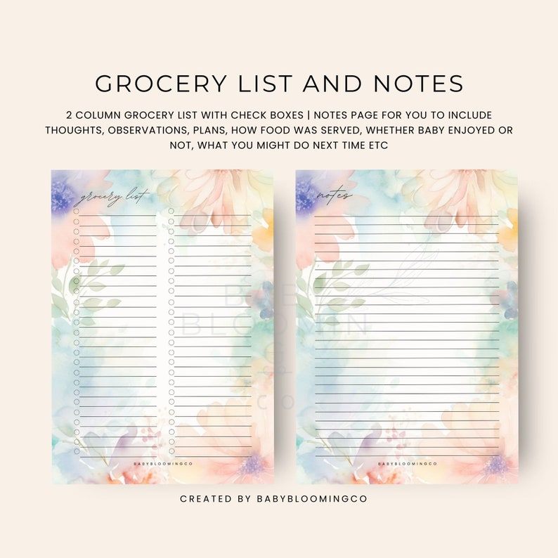 101 Before One Baby First Food Checklist Solids Tracker Baby Led ...
