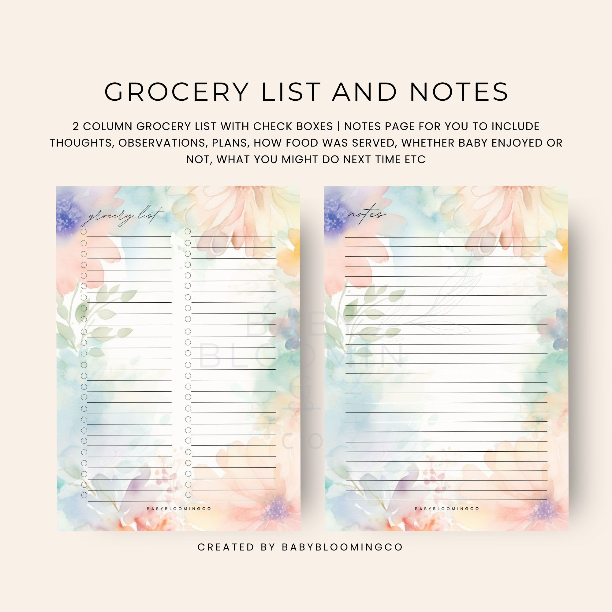 101 Before One Baby First Food Checklist Solids Tracker Baby Led ...