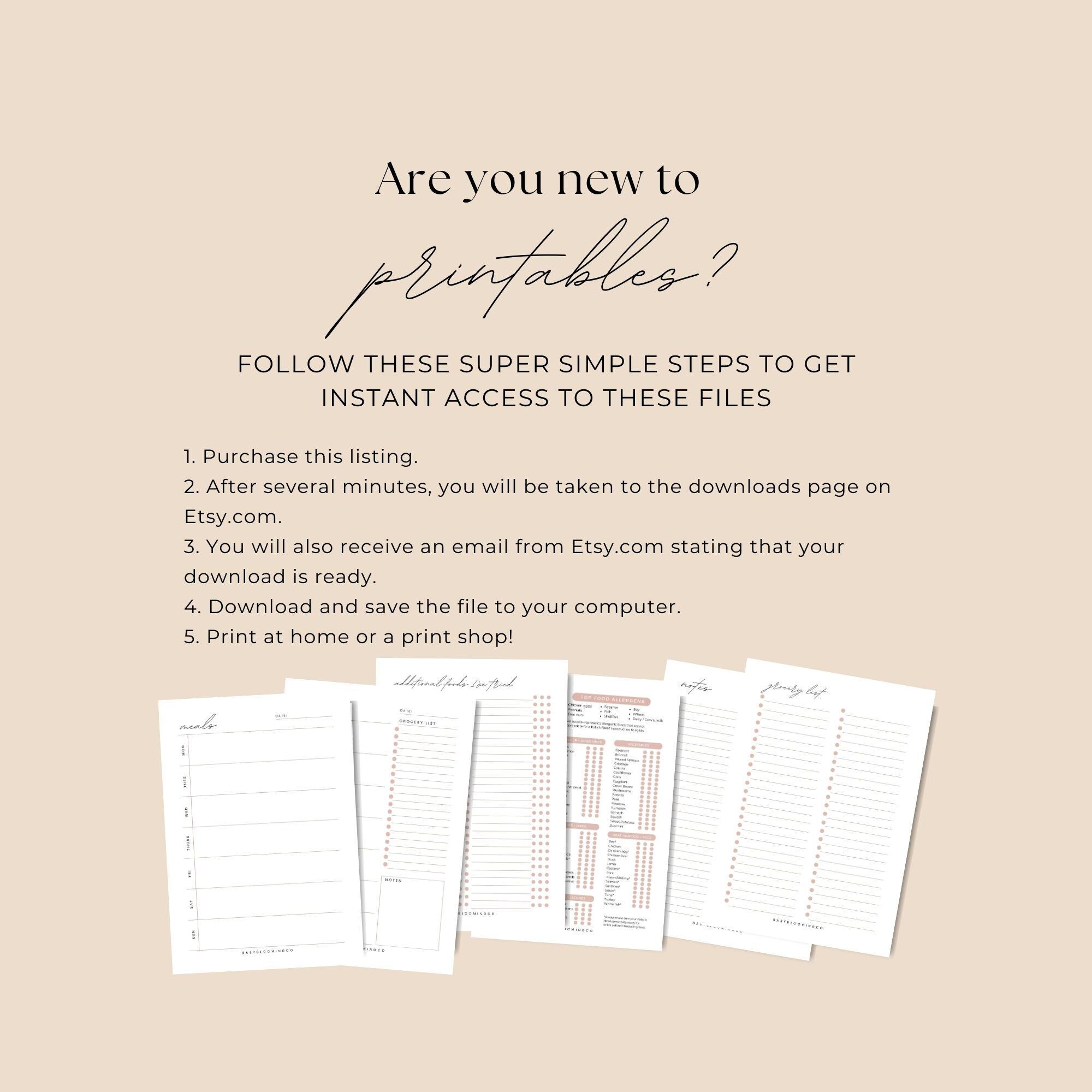 Baby 1st Foods Checklist Baby Led Weaning Guide Starting Solids First ...