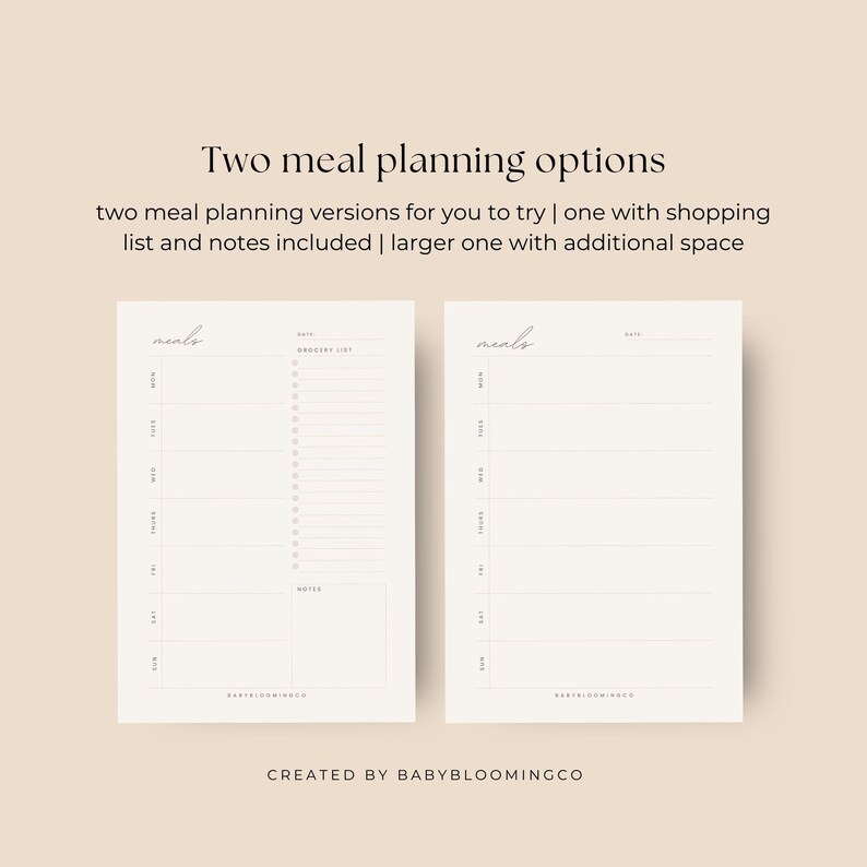 Baby First Food Chart Meal Plan PDF Neutral Baby Food Tracker Starting ...
