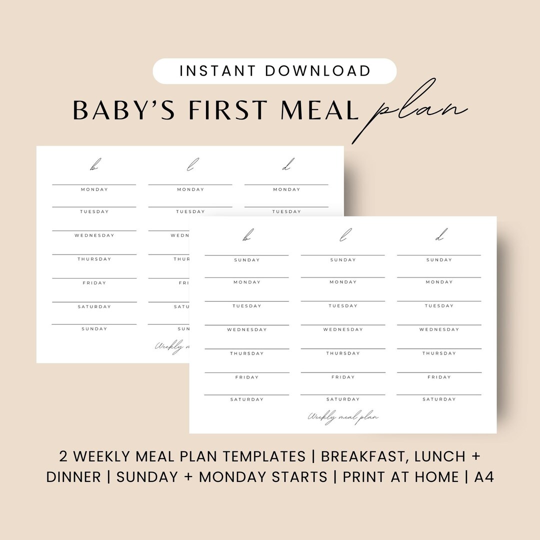 101 Before One Baby First Food Checklist Baby Led Weaning Chart Infant ...