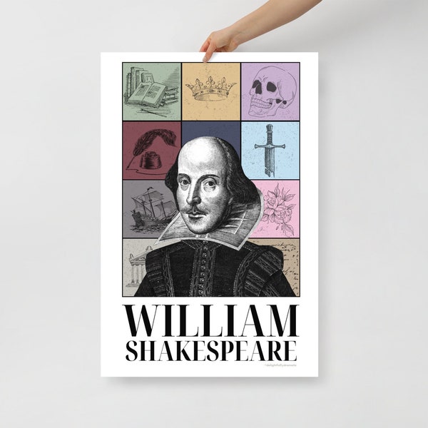 Shakespeare Poster - Etsy