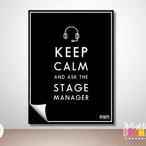Tech Theatre Poster Set *DIGITAL DOWNLOAD* | Drama Classroom Decor ...