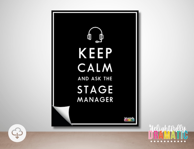 Tech Theatre Poster Set DIGITAL DOWNLOAD Drama Classroom Decor, Theater ...