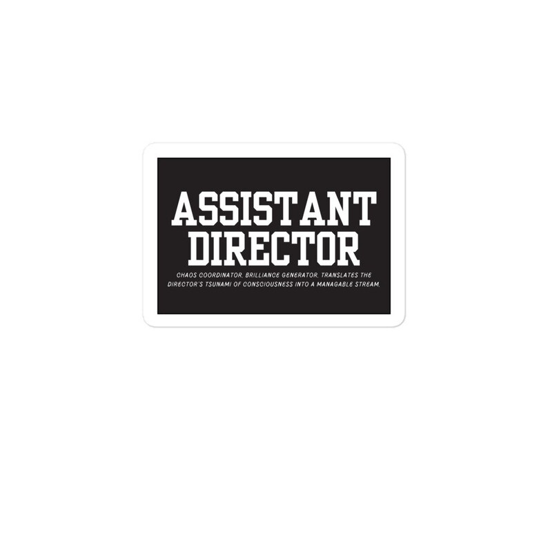 Assistant Director Definition Sticker | Theatre Lover Sticker, Tech ...