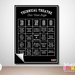 Tech Theatre Poster Set *DIGITAL DOWNLOAD* | Drama Classroom Decor ...