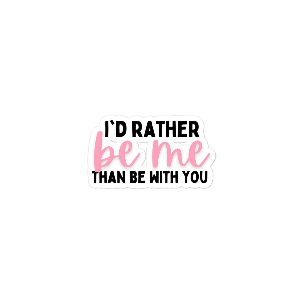 I'd Rather Be Me Mean Girls Musical Sticker | Theater Lover Sticker - Etsy