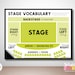 Tech Theatre Poster Set DIGITAL DOWNLOAD Drama Classroom Decor, Theater ...