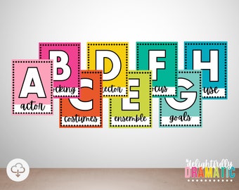 Areas of Theatre/theatrical Designers Posters DIGITAL DOWNLOAD Drama ...