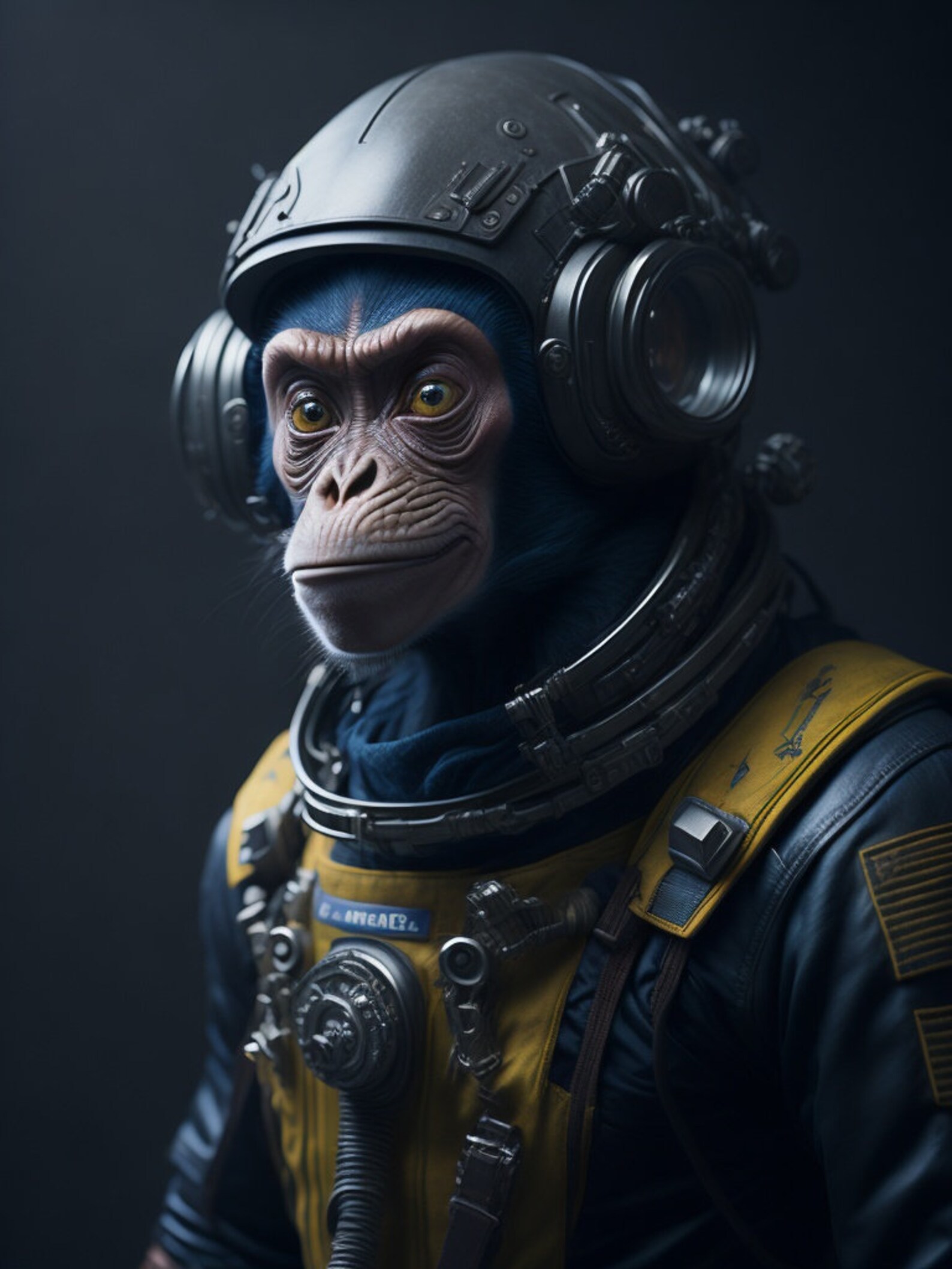 Space Monkey Digital Art / Instant Download / 10st / SVG / PNG / Space ...