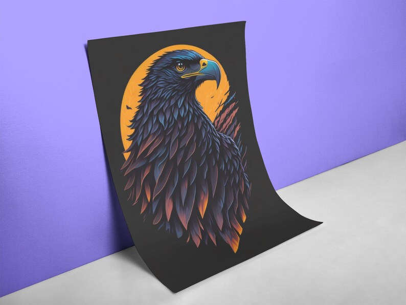 Sunrise Eagle Poster / Eagle / Majestic / Wallart / Present / Poster ...