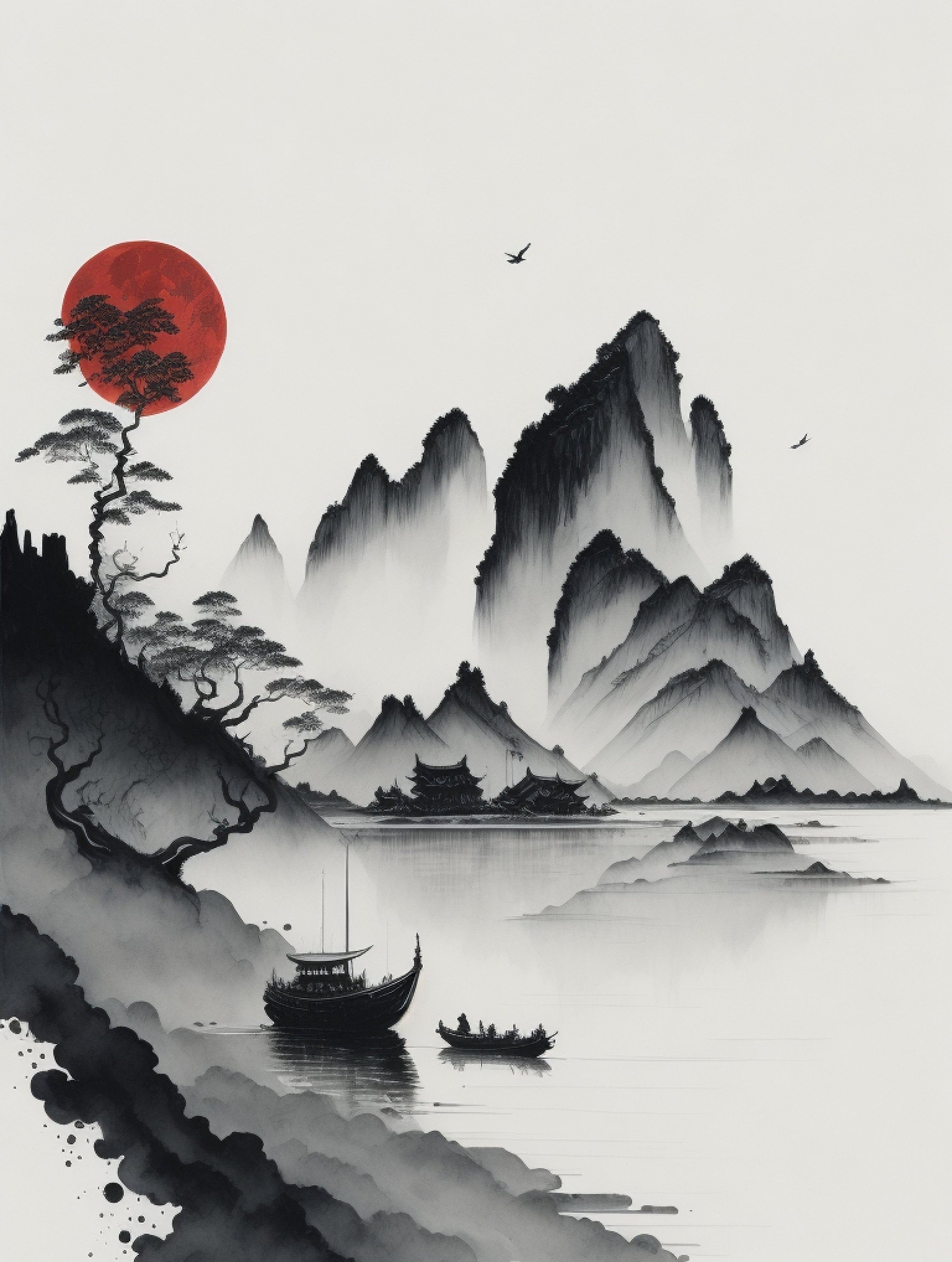 Vintage Japanese Digital Print | Traditional Japanese Wall Art | SVG ...