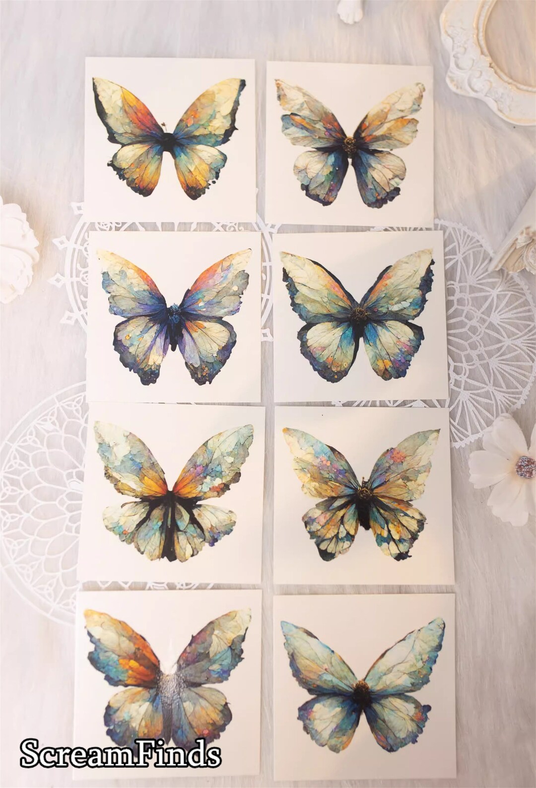 Butterfly Waterproof Tattoo Stickeramber Butterfly Waterproof - Etsy