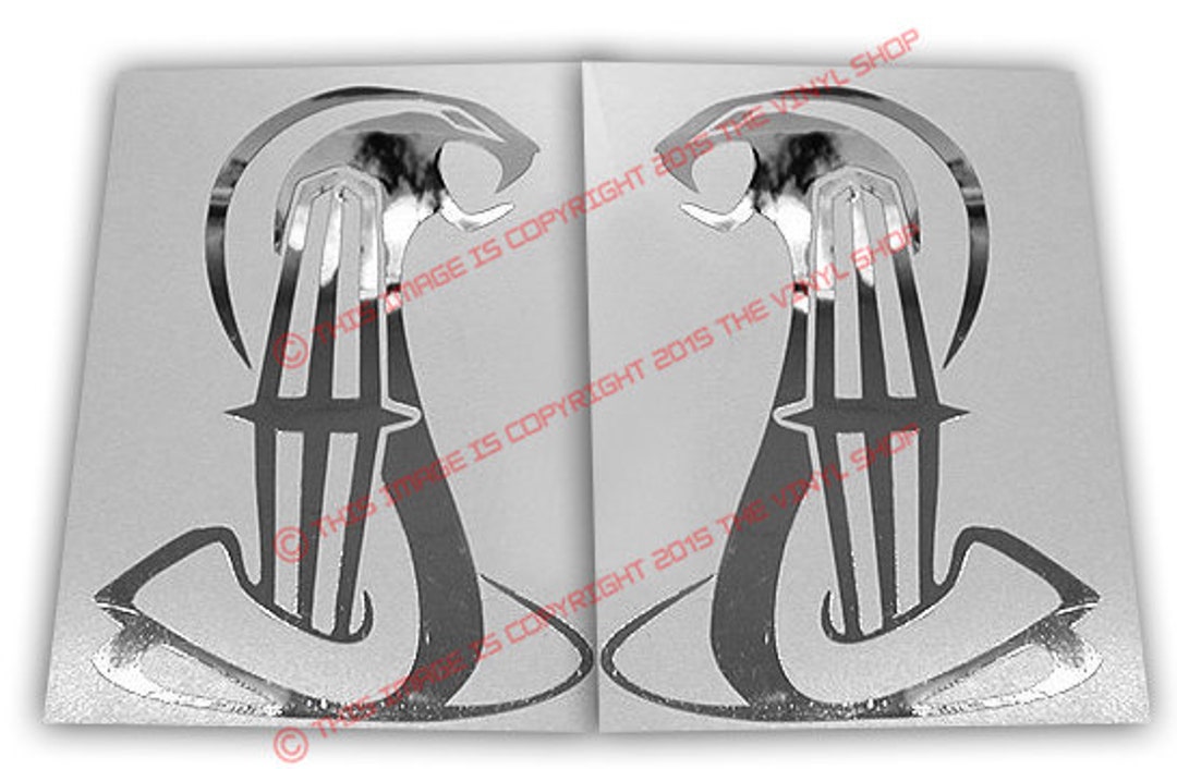 Official Lincolnmotorsport Cobrastar Chrome Decals. Lincoln Mark VII, Lincoln Mark VIII. - Etsy
