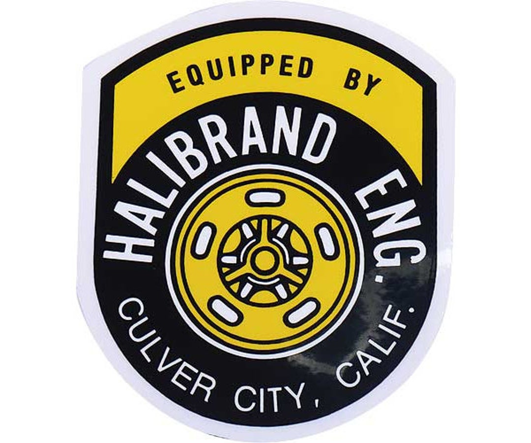 Halibrand Wheels Hot Rod, Gasser NHRA Style Decal Sticker - Etsy