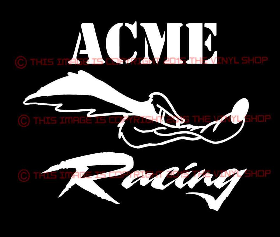 ACME RACING Wyle E Coyote 5.0 Mustang Hot Rod, NHRA, Rat Rod Decal - Etsy