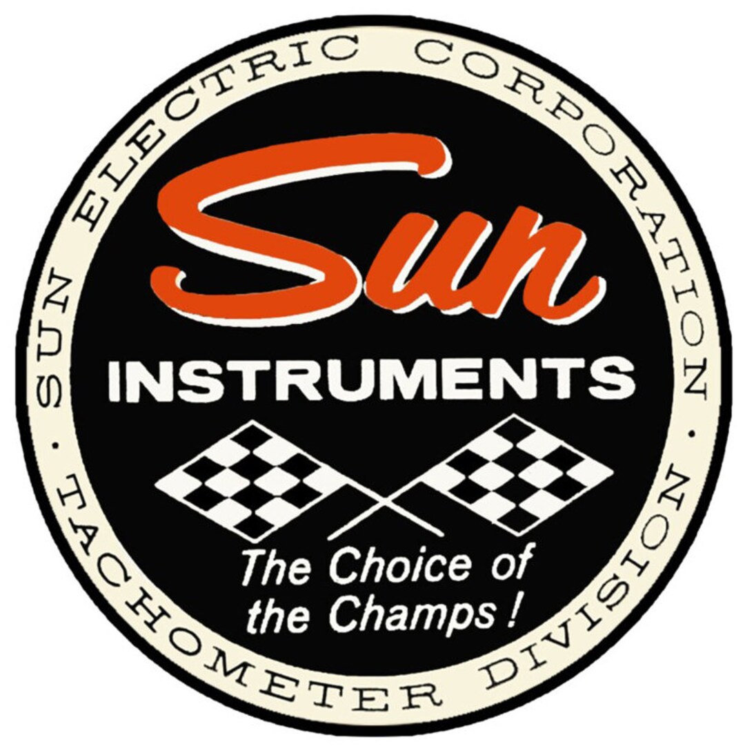 3 Inch Sun Instruments Vintage Logo Hot Rod, Gasser NHRA Style Decal ...