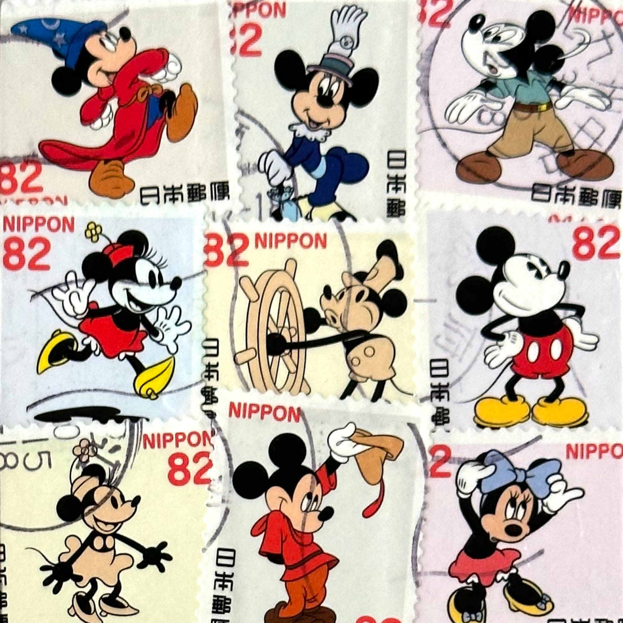 Handmade Mickey Mouse Greeting Card Crafted With Authentic - Etsy