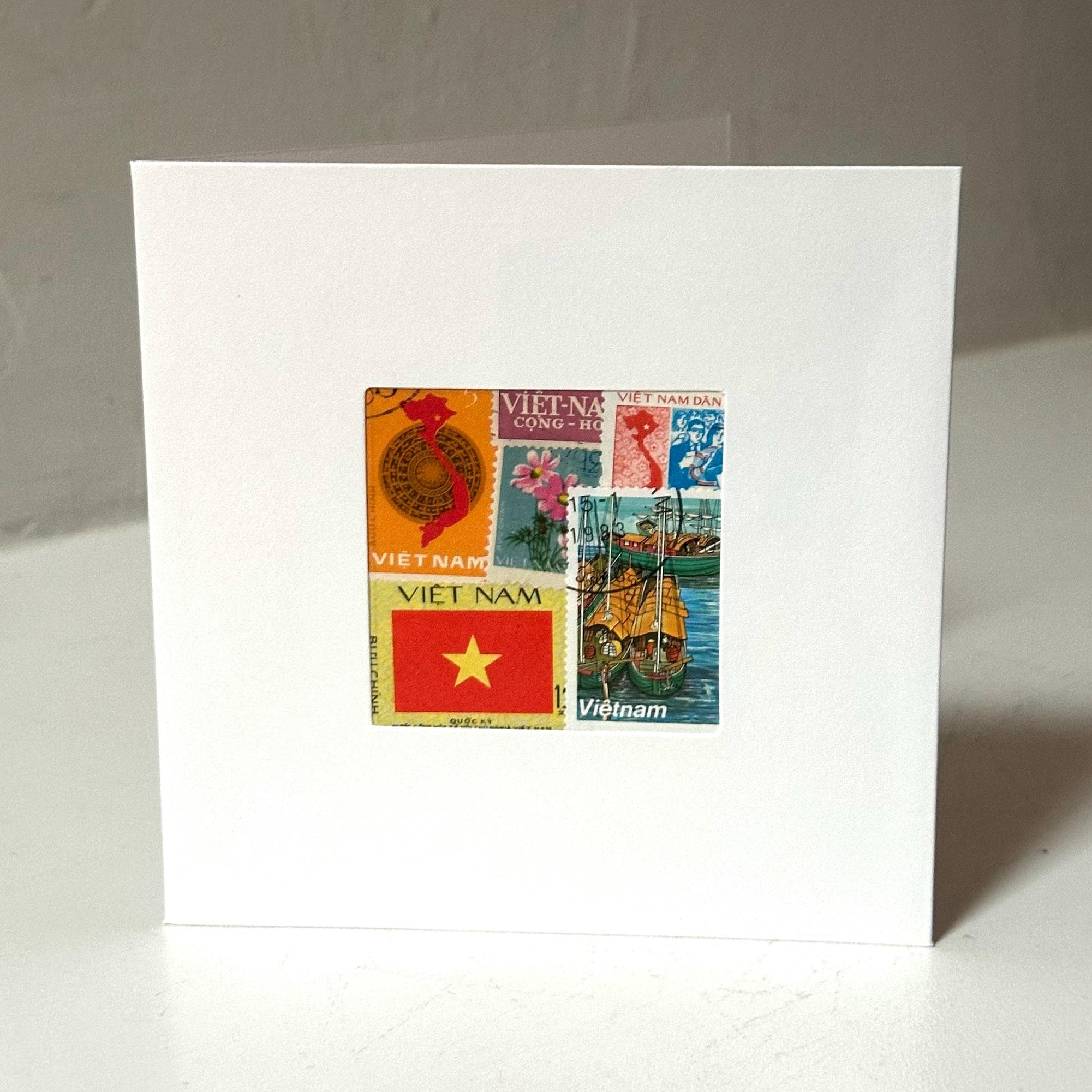 Handmade VIETNAM / VIETNAMESE Greeting Card - Made With Authentic ...