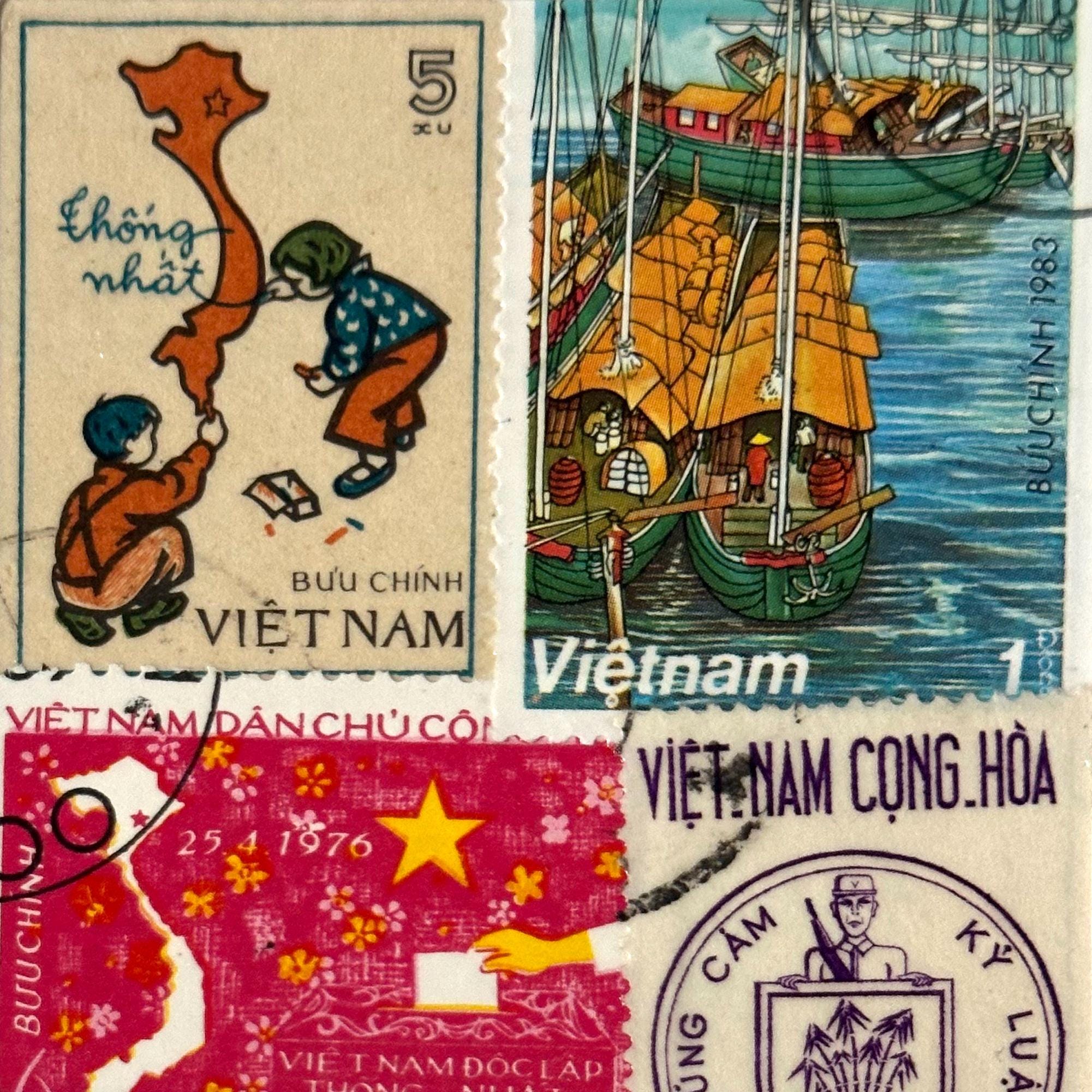 Handmade VIETNAM / VIETNAMESE Greeting Card - Made With Authentic ...