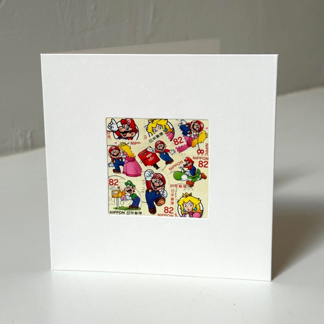 Handmade SUPER MARIO / Mario Kart Greeting Card Crafted With - Etsy