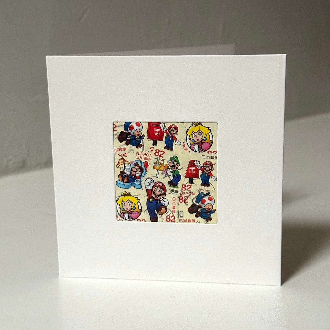 Handmade SUPER MARIO / Mario Kart Greeting Card - Crafted With ...
