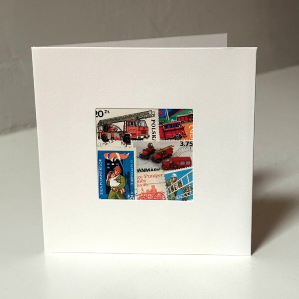 Fireman Stamp - Etsy