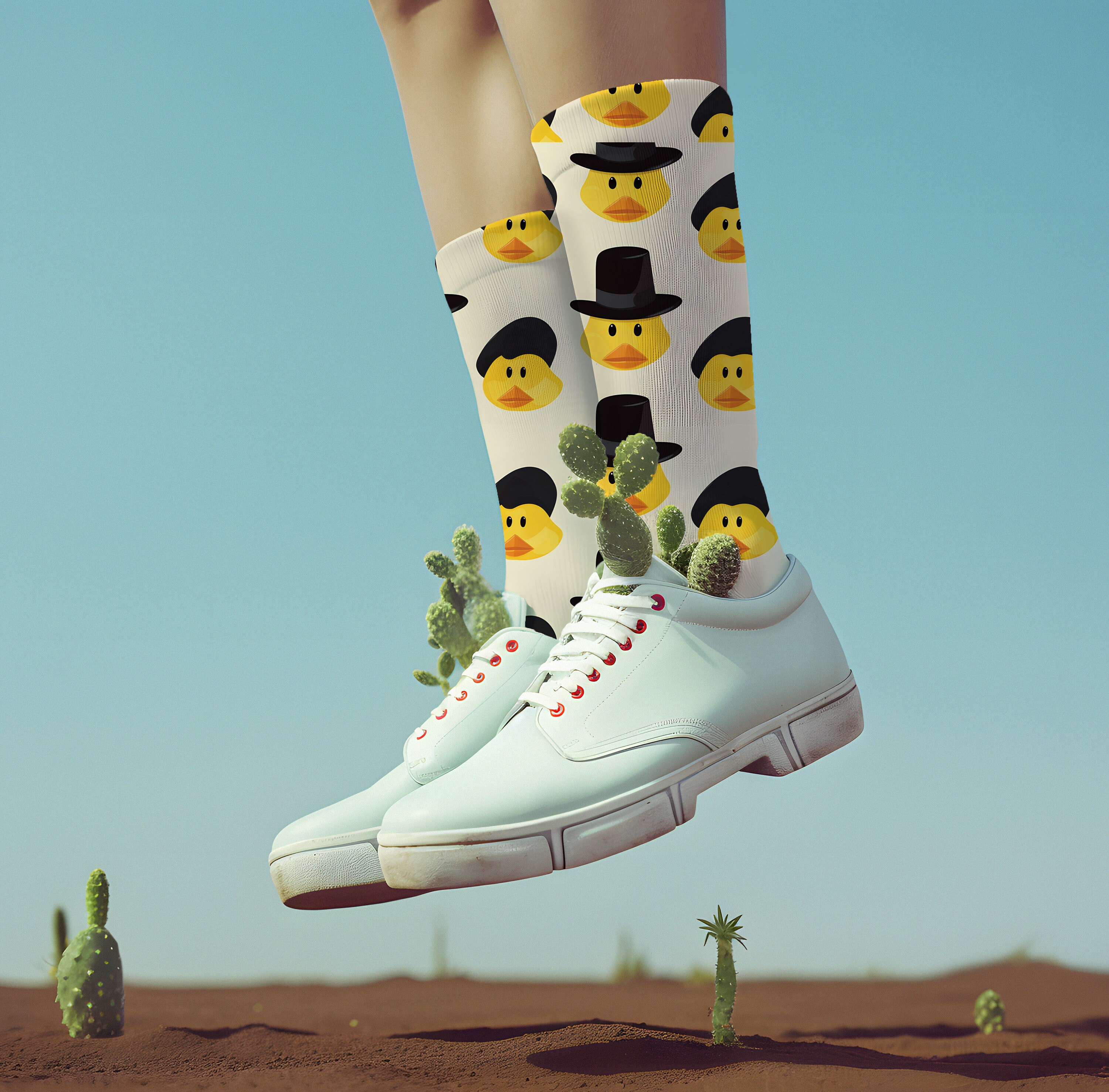 Quack up Your Style With Cute Duck Socks,cushioned Crew Socks ...