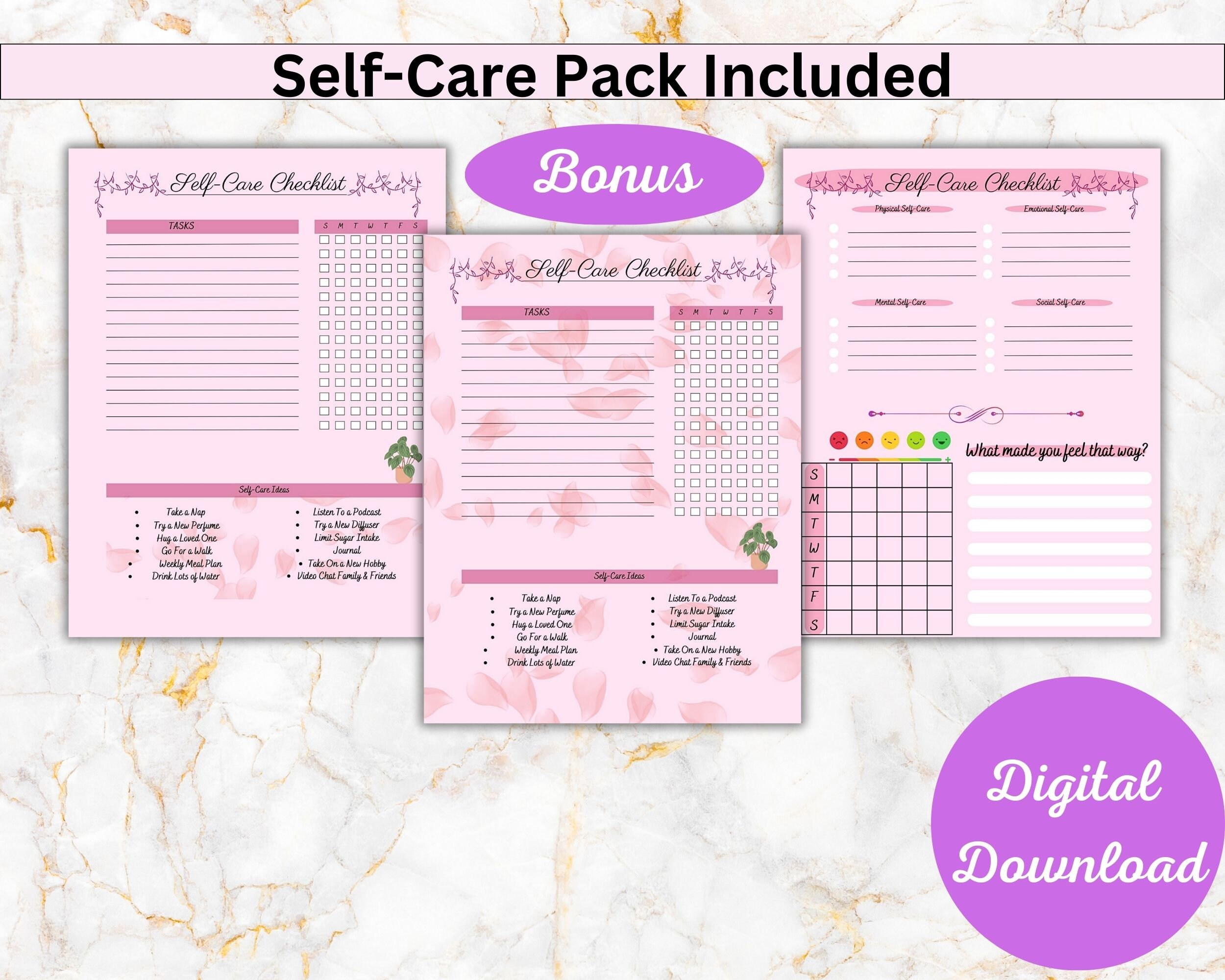 Digital Printable Undated Planner Bullet Journal to Do List - Etsy