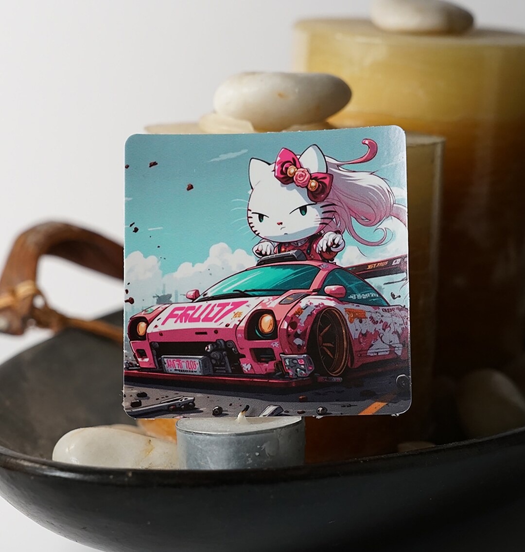 Hello Kitty Race Car - Etsy
