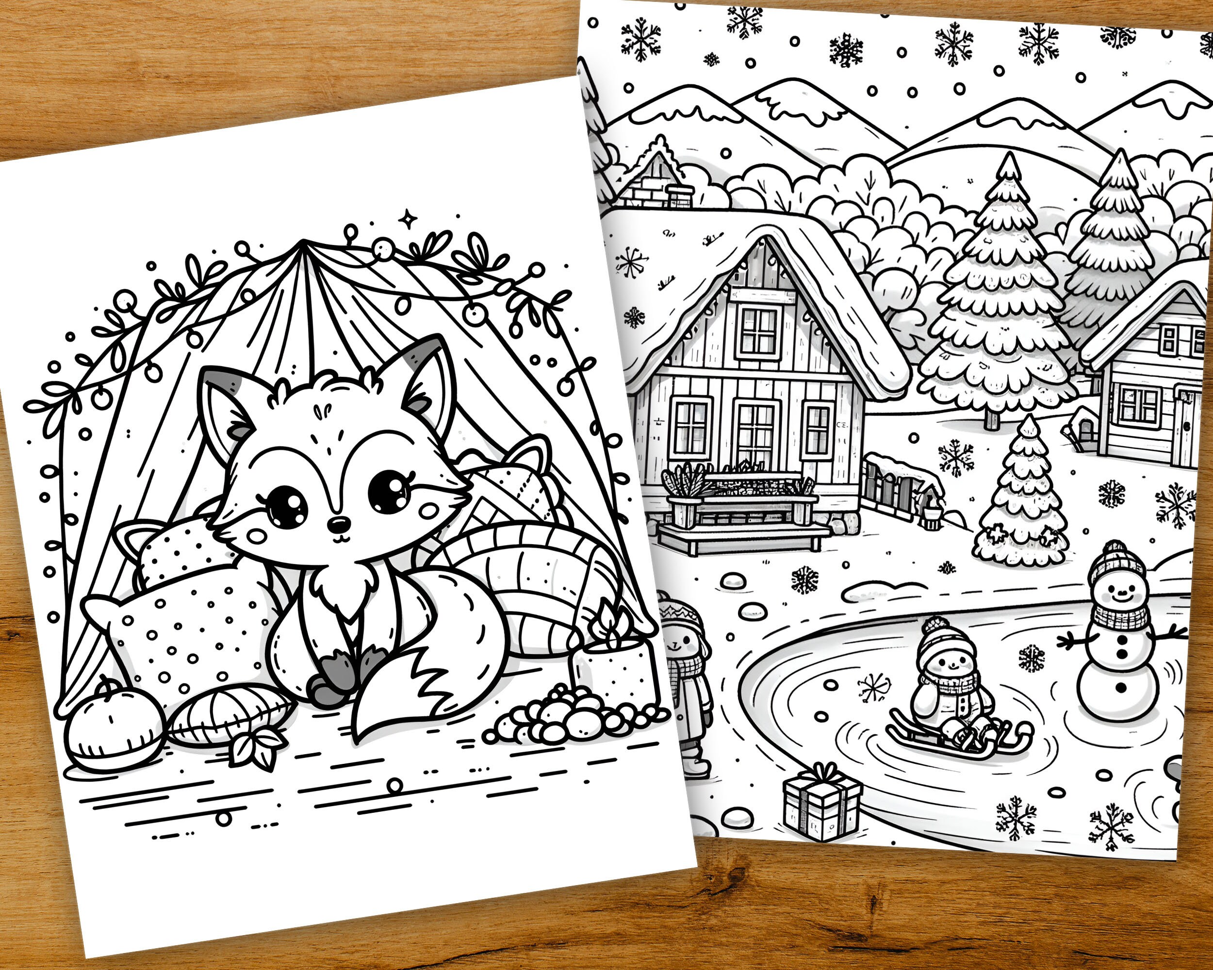 30 Cute Kawaii Coloring Pages for Kids, Fun & Cute Kawaii Coloring Book ...