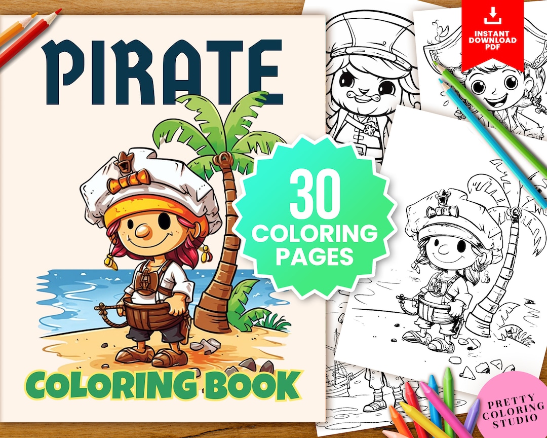 Ahoy, Matey! Pirate Printables and Coloring Fun for Kids | Pirate ...