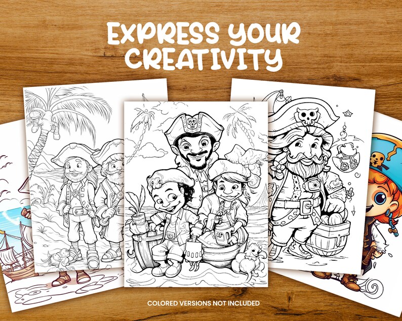Ahoy, Matey Pirate Printables and Coloring Fun for Kids Pirate Coloring ...