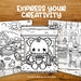 30 Cute Kawaii Coloring Pages for Kids, Fun & Cute Kawaii Coloring Book ...
