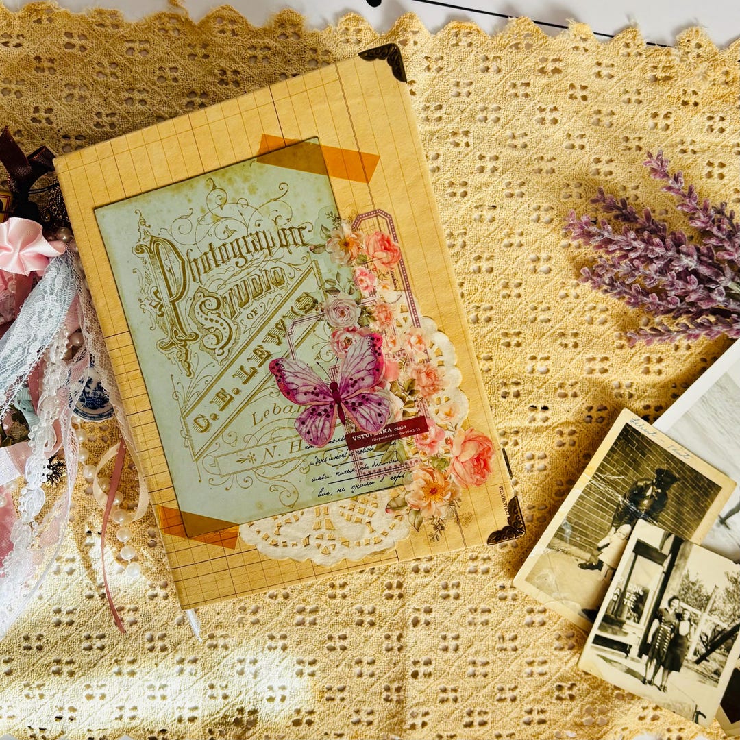 Junk Journal, Vintage Style Journal - Etsy