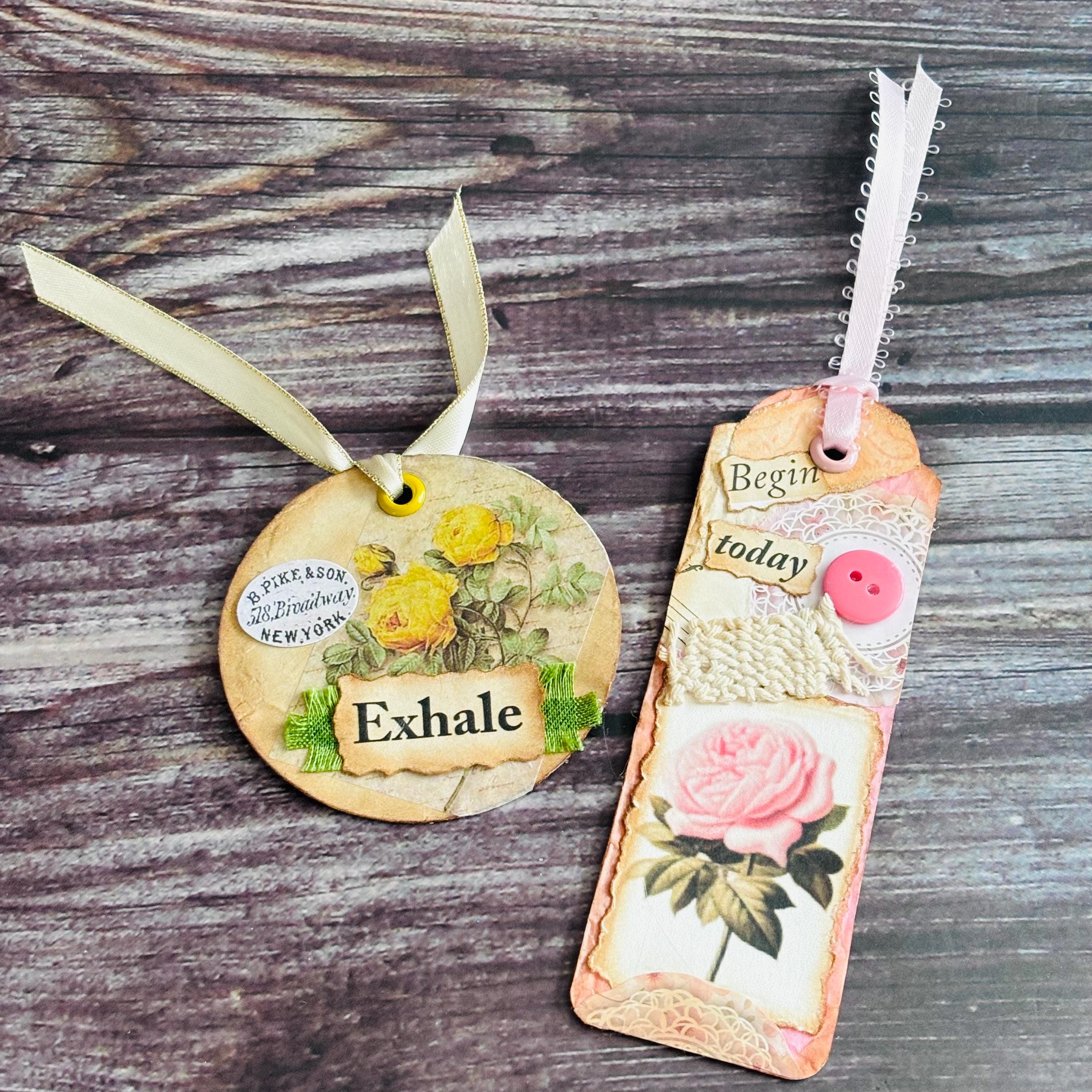 Journal Tags, Handmade Junk Journal Supplies - Etsy