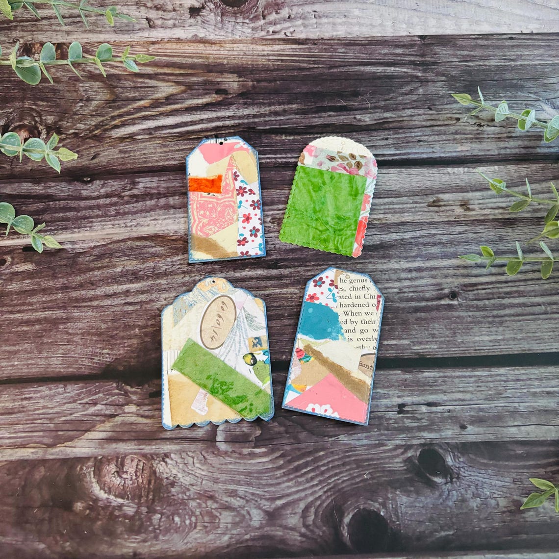 Journal Tags, Handmade Junk Journal Supplies - Etsy