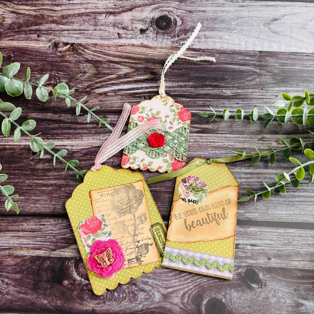 Journal Tags, Handmade Junk Journal Supplies - Etsy