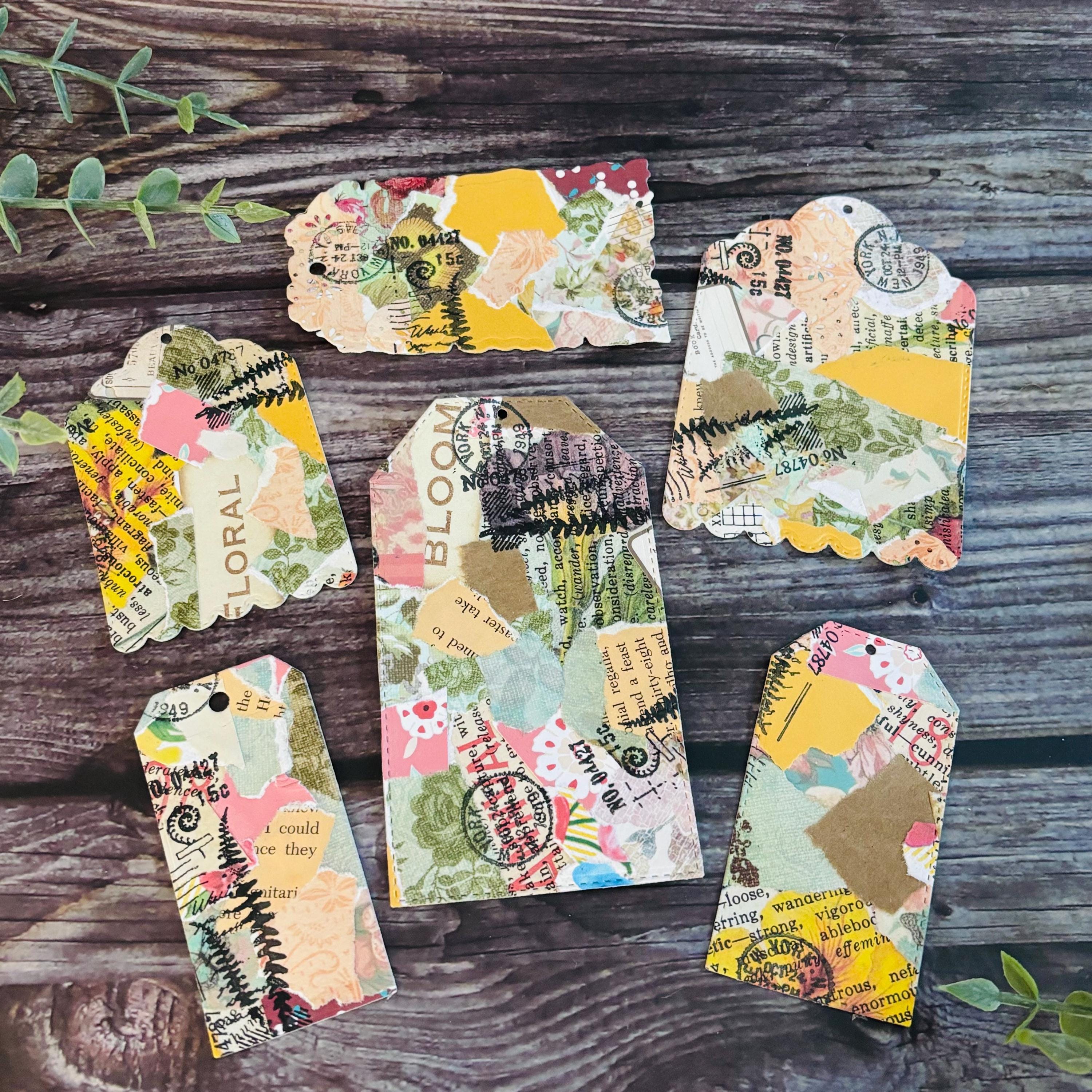 Handmade Tags, Handmade Junk Journal Supplies - Etsy