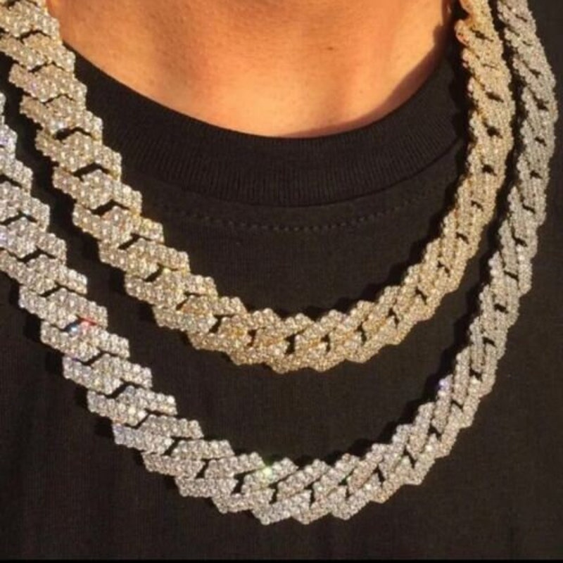 Fake Iced Out Chain - Etsy